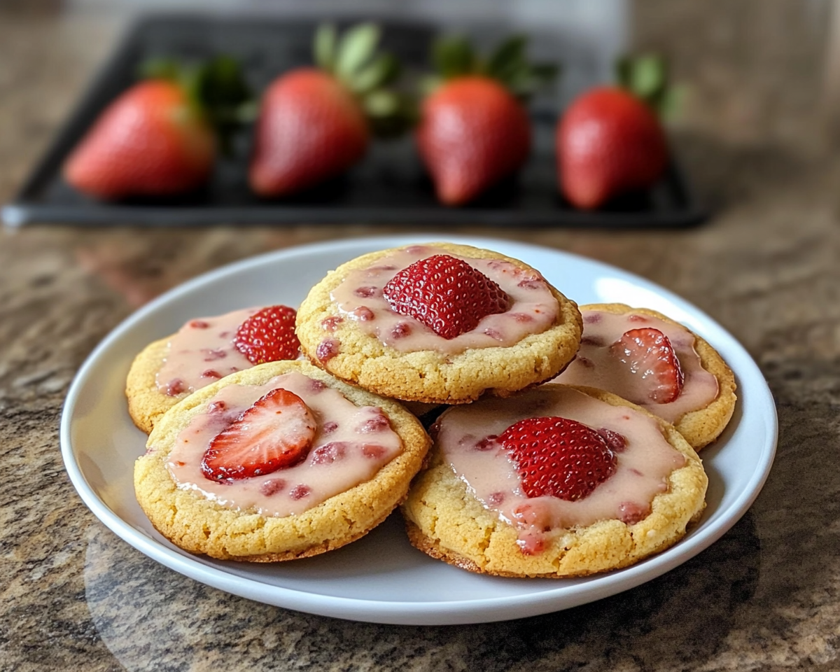 Melt-in-Your-Mouth Strawberry Cookies Recipe – Yummy Bric