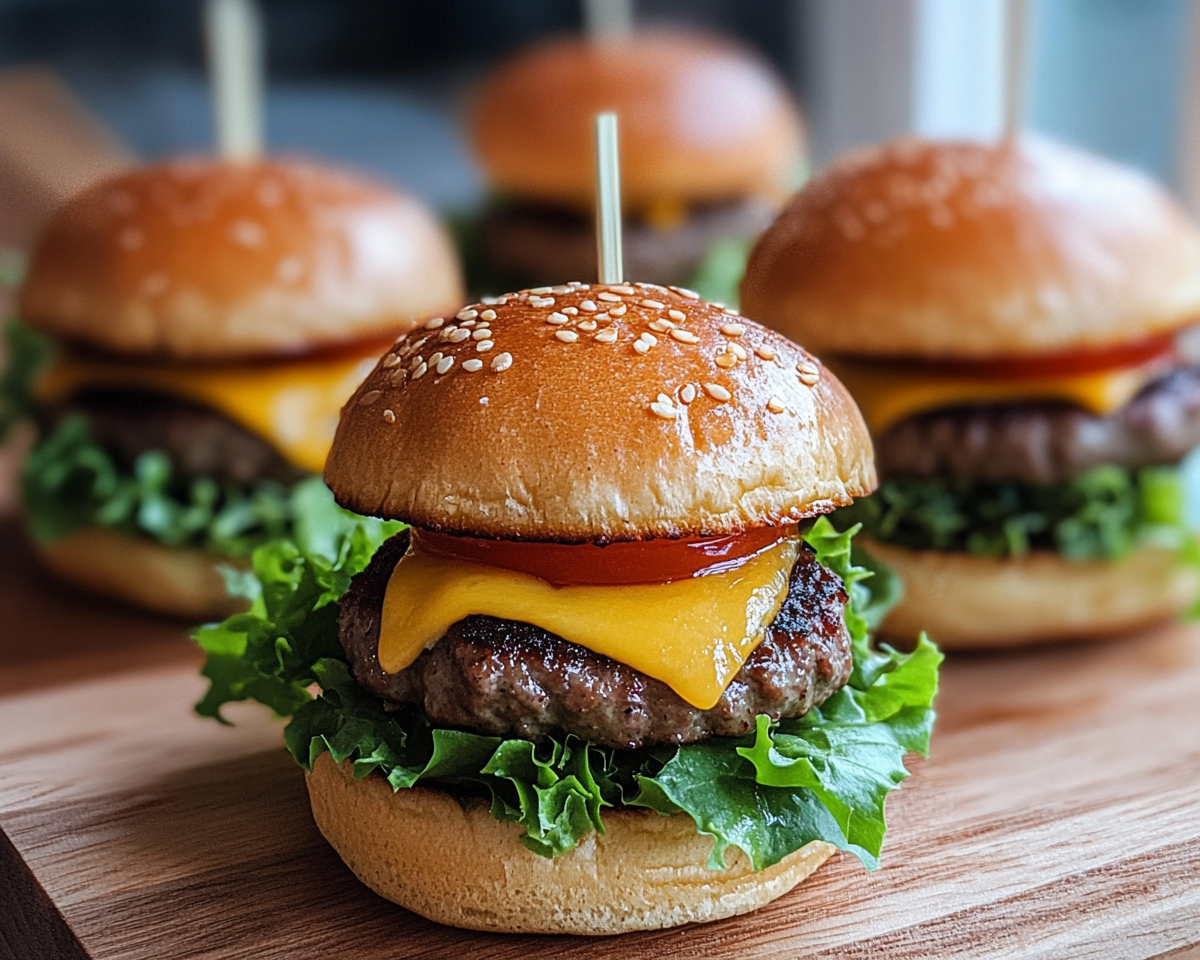 Mini Cheeseburgers – Yummy Bric