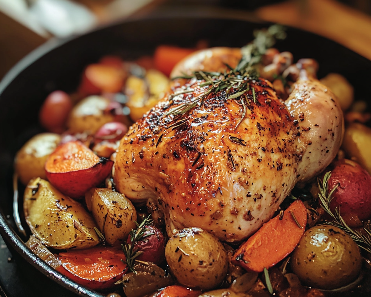 One-Pan Romantic Chicken Dinner (Valentine Recipe) – Yummy Bric