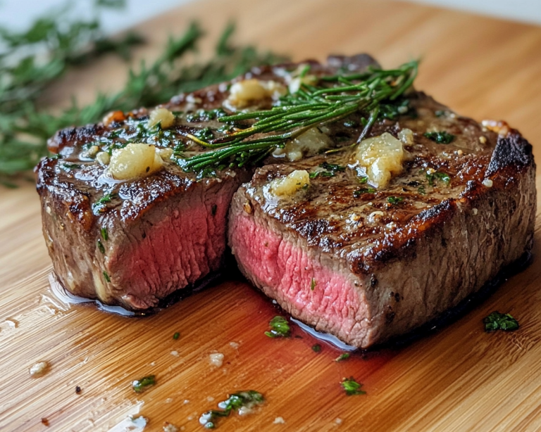 Romantic Garlic Butter Steak for Two (Easy Valentine Dinner Recipe ...