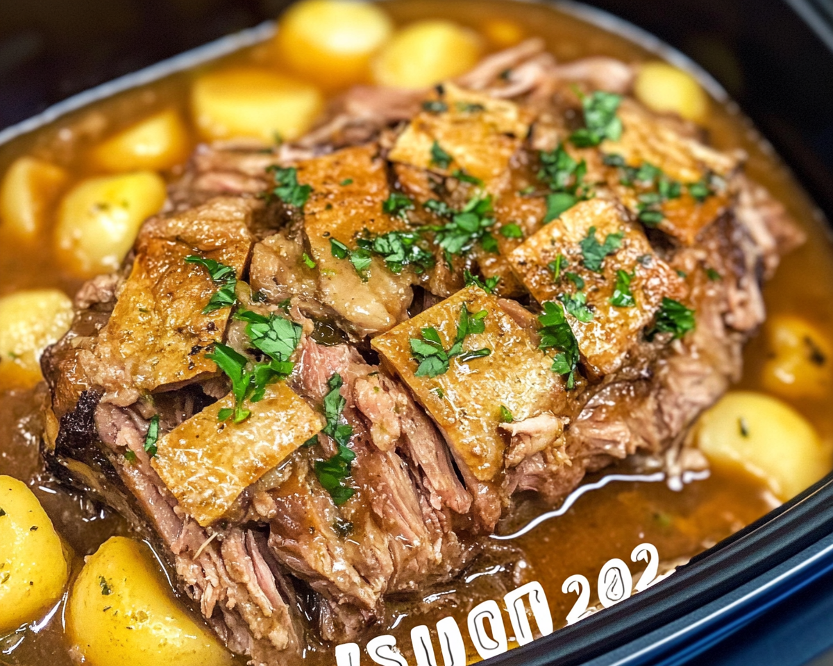 Slow Cooker 3 Packet Pork Roast – Yummy Bric