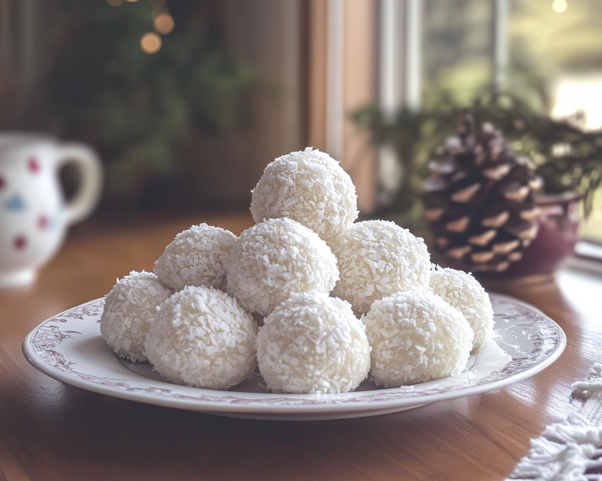 Snowball Cookie Recipe with Coconut – Yummy Bric