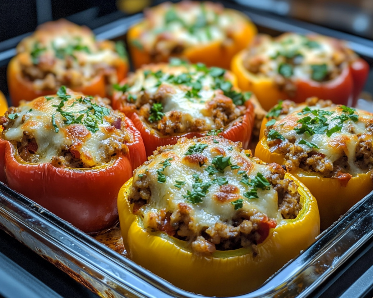 Stuffed Bell Pepper Casserole – Yummy Bric