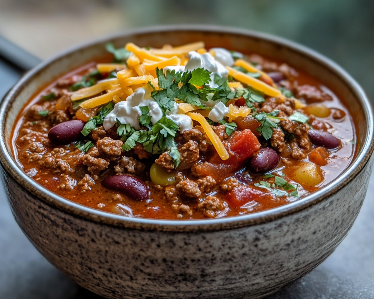 Super Bowl Chili Recipe with Ground Beef – Yummy Bric
