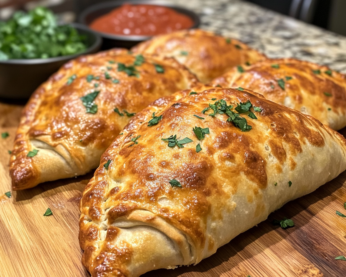 Crispy Air Fryer Calzones Recipe – Easy Family Dinner Idea – Yummy Bric