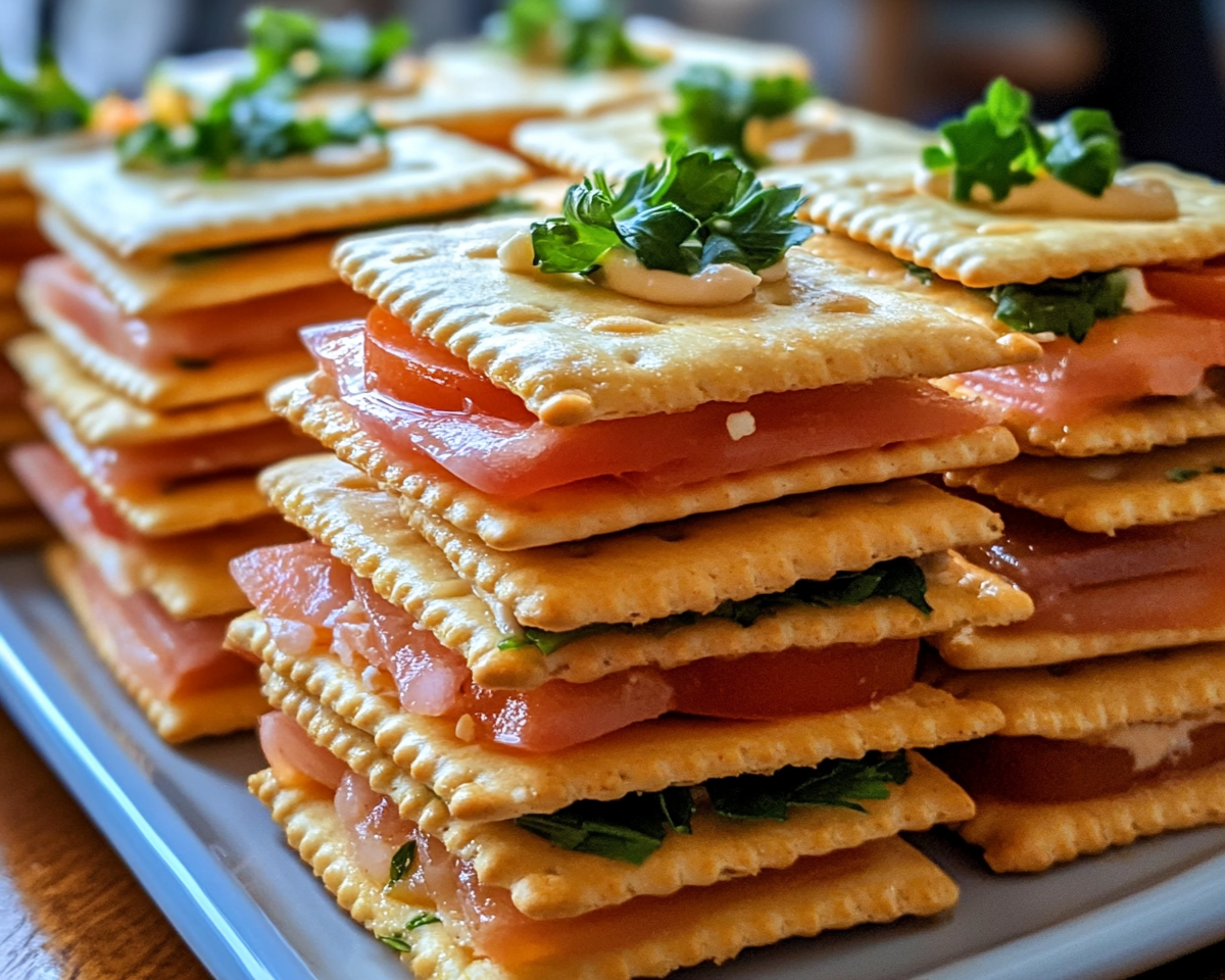 Ritz Crackers Party Sandwiches: Easy No-Cook Appetizer for Crowds ...