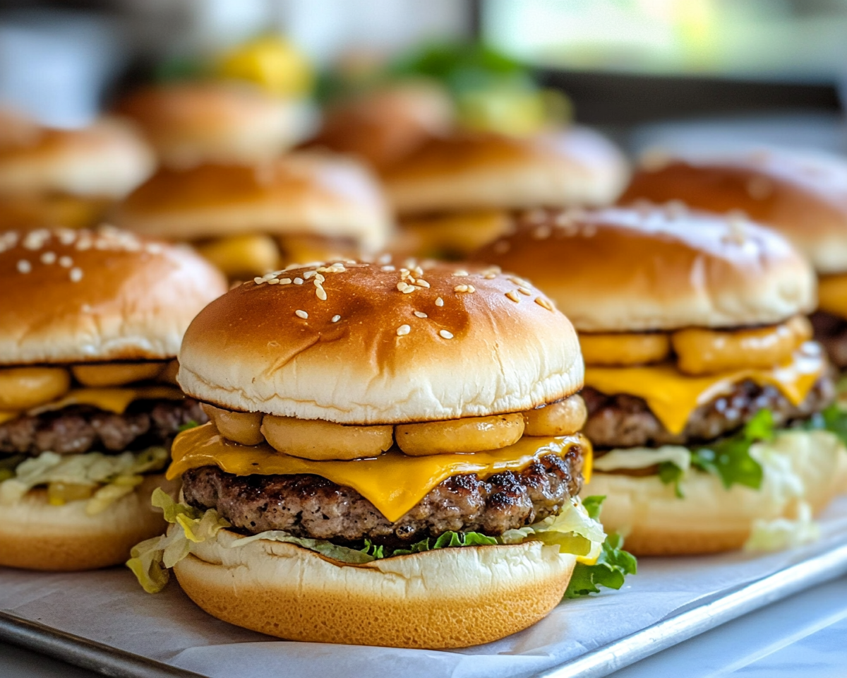 Easy Big Mac Sliders Recipe – Best Game Day Party Snack – Yummy Bric