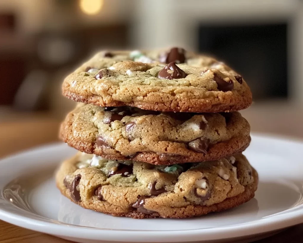 St Patrick’s Day Mint Chocolate Chip Cookies – Yummy Bric