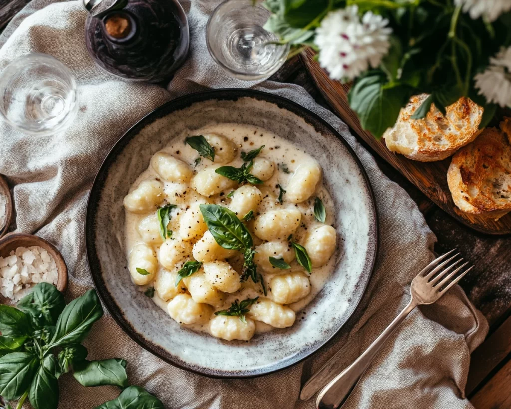 Spring Dinner Party Creamy Tuscan Gnocchi – Yummy Bric