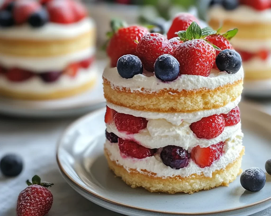 Spring Baking: Mini Vanilla Berry Layer Cakes (Easy + Pretty) – Yummy Bric