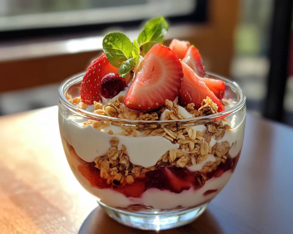 Spring Desserts: Strawberry Yogurt Parfaits – Yummy Bric
